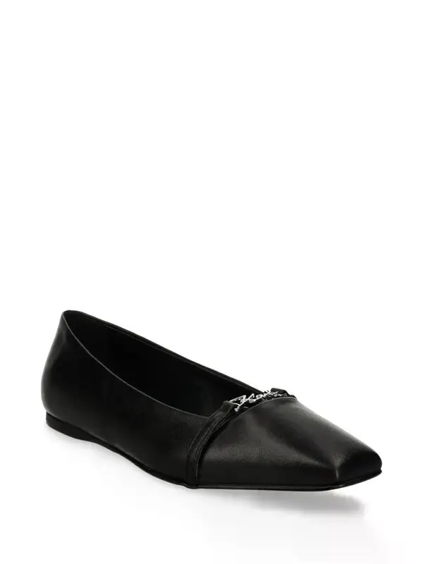 Karl Lagerfeld Signature Ballet Flats