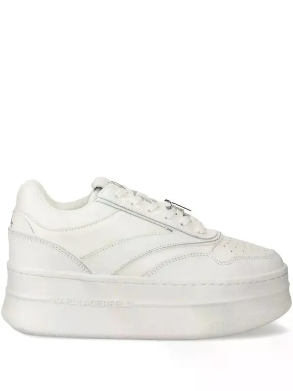 Karl Lagerfeld Leather Sneakers - White