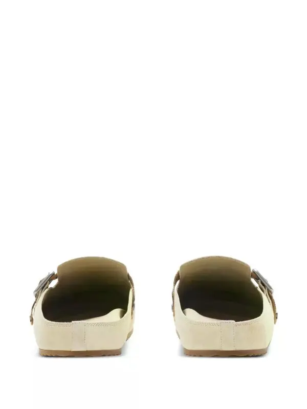 Burberry Urchin Clogs - White