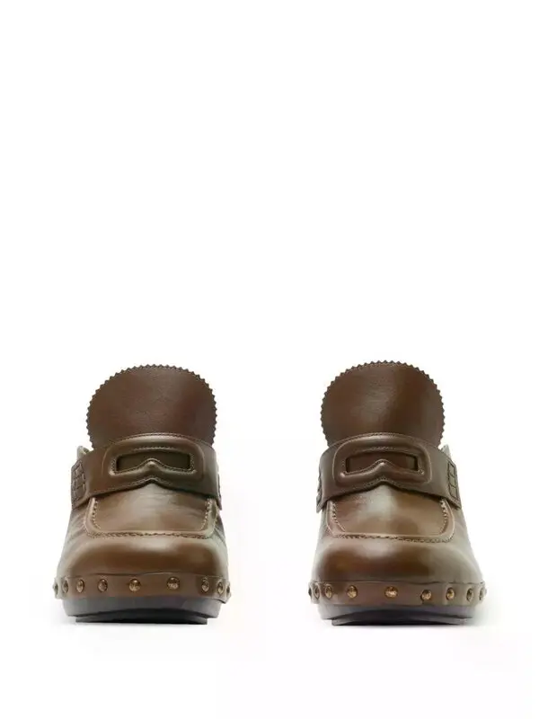 Burberry 111mm Potter Mules - Brown