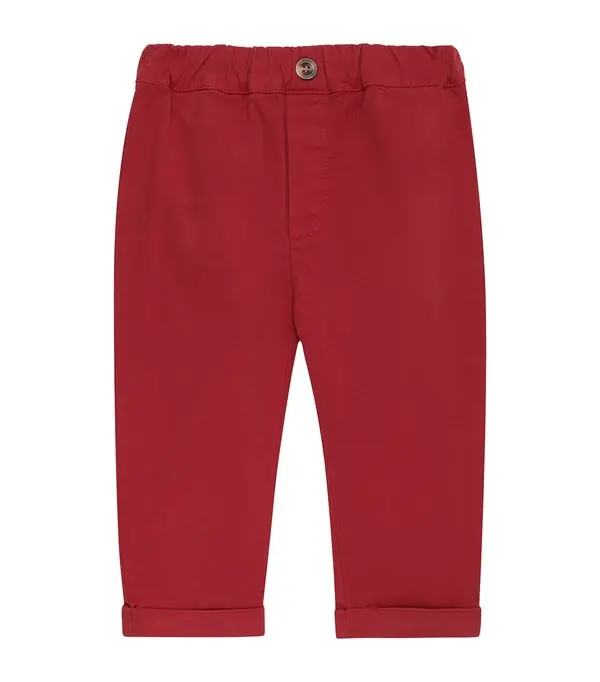 Trotters Stretch-cotton Jacob Trousers