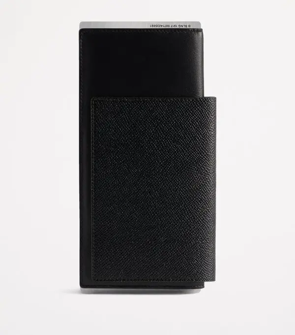 Balenciaga Calfskin Passport Long Wallet - Black