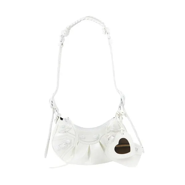 Balenciaga Le Cagole Xs Shoulder Bag - White
