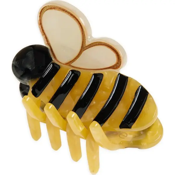 SOLAR ECLIPSE Mini Bee Claw Clip - Yellow