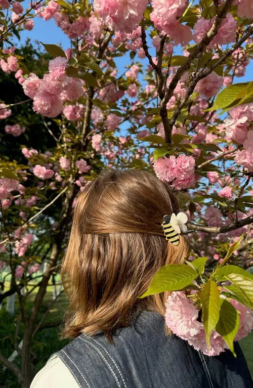 SOLAR ECLIPSE Mini Bee Claw Clip