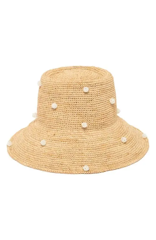 San Diego Hat Raffia Bucket Hat - Natural
