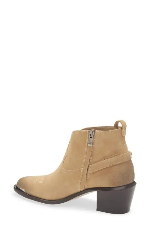 GOLDEN GOOSE Patty Waxed Suede Western Bootie