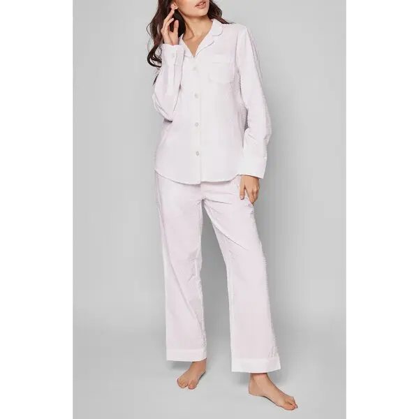 PETITE PLUME Swiss Dot Cotton Pajamas