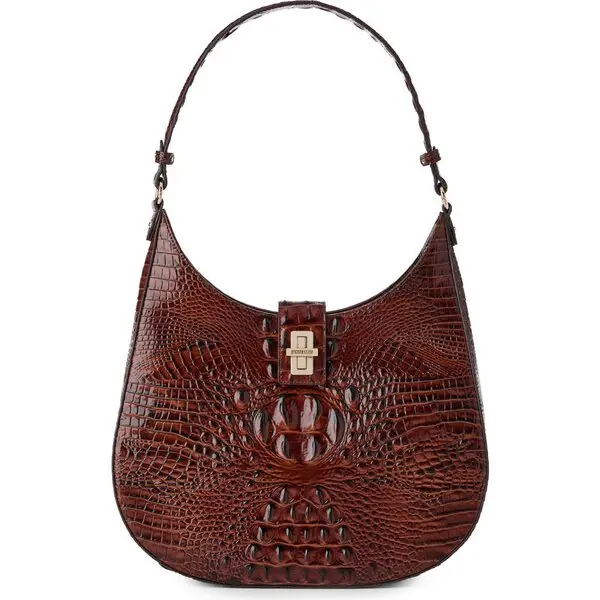 Brahmin Fallon Shoulder Bag - Pecan