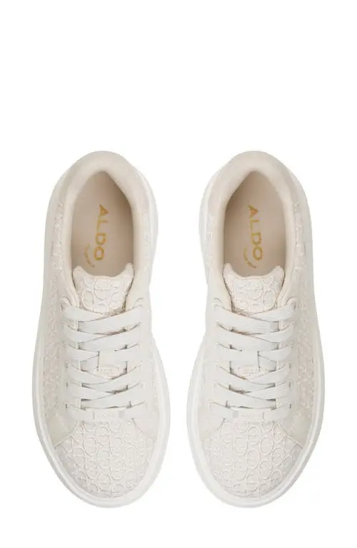 Aldo Garelia Embroidered Platform Sneakers
