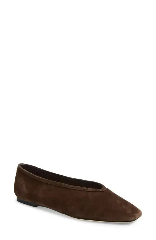 TONY BIANCO Bianca Ballet Flat - Espresso Suede
