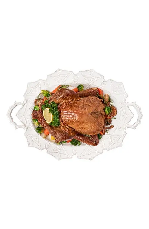 JULISKA Jardins Du Monde Ceramic Turkey Platter