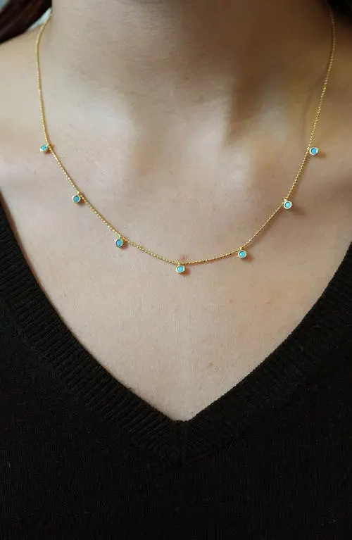 Argento Vivo Turquoise Chain Necklace