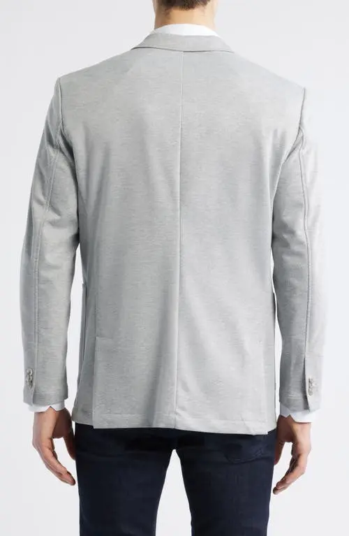 Johnston & Murphy Xc Flex® Heathered Twill Knit Sport Coat - Gray