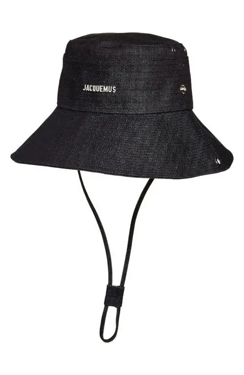 Jacquemus Le Bob De Nîmes Denim Bucket Hat - Navy 380