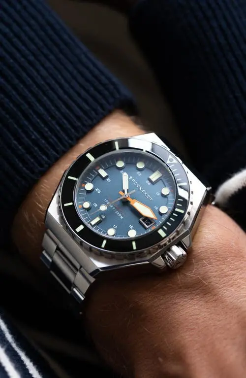 SPINNAKER Dumas Automatic Bracelet Watch - Blue