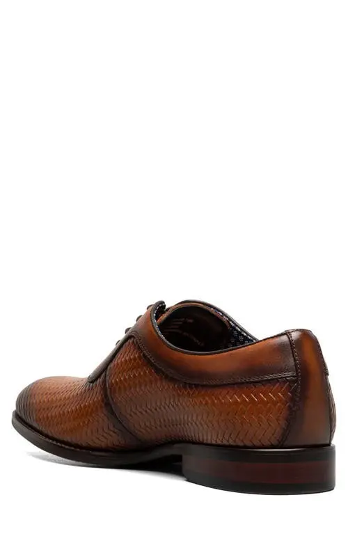 STACY ADAMS Keating Woven Derby - Tan