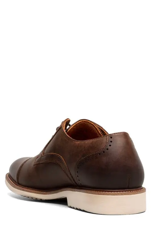 STACY ADAMS Wesbridge Cap Toe Derby - Brown