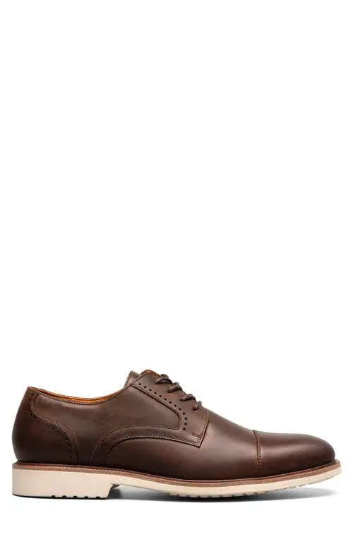 STACY ADAMS Wesbridge Cap Toe Derby - Brown