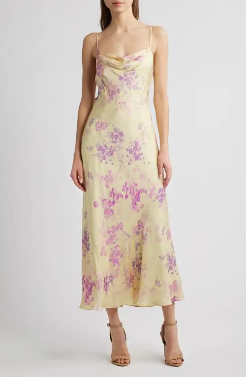 French Connection Elyria Oona Satin Midi Dress