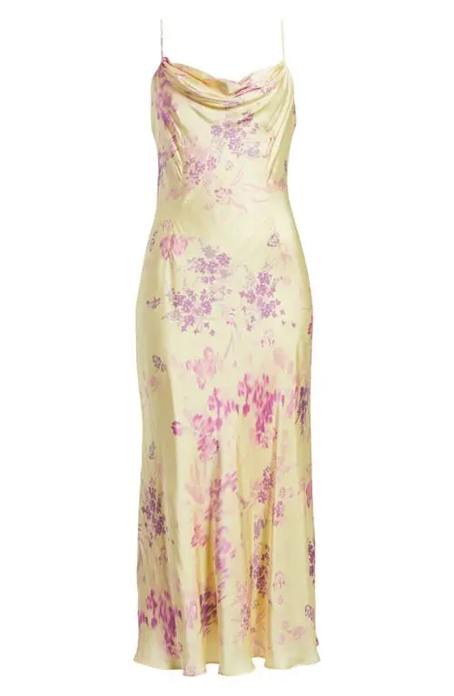 French Connection Elyria Oona Satin Midi Dress