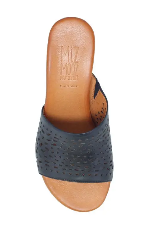 Miz Mooz Rylan Slide Sandal - Black Patent