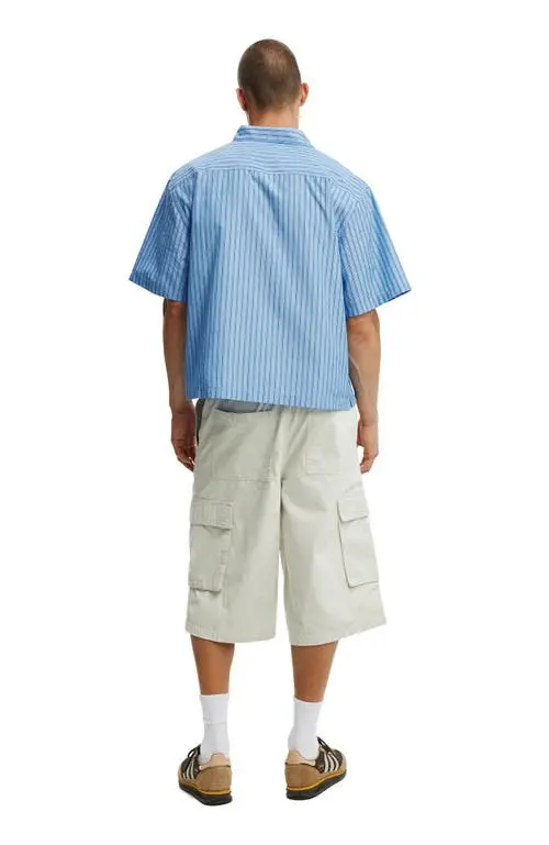 COTTON ON Super Baggy Cargo Short - Stone