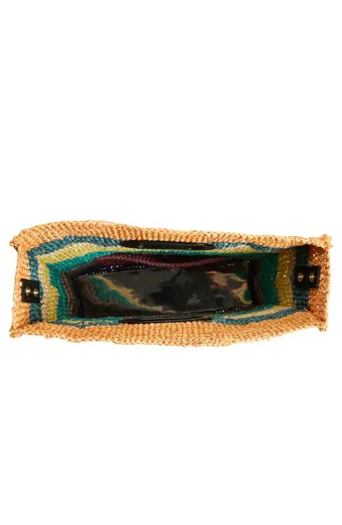 Sacai Medium Raffia Shopper Bag
