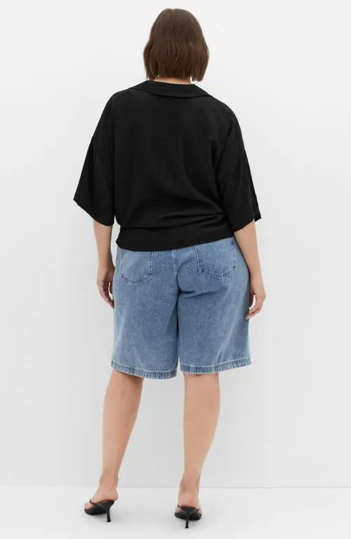 City Chic Rosie Tie Front Top