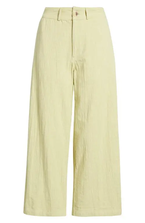 Rip Curl Vacation Crop Wide Leg Cotton Slub Pants