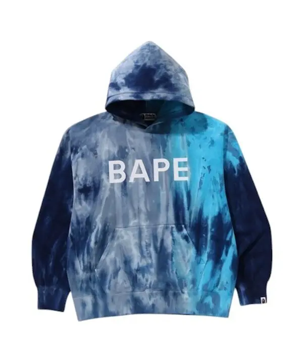 A BATHING APE Ice Dye Relaxed Fit Pullover Hoodie