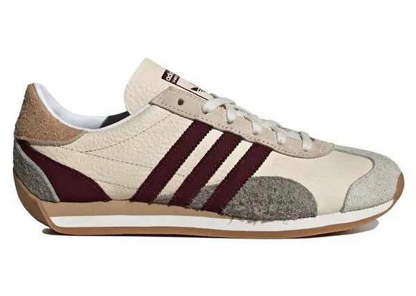 Adidas Country Og Sneakers - Wonder White/maroon/silver Pebble