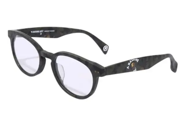 A BATHING APE Optical Flame 14 Eyeglasses - Green