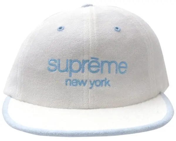 Supreme Terry Classic Logo 6 Panel - White