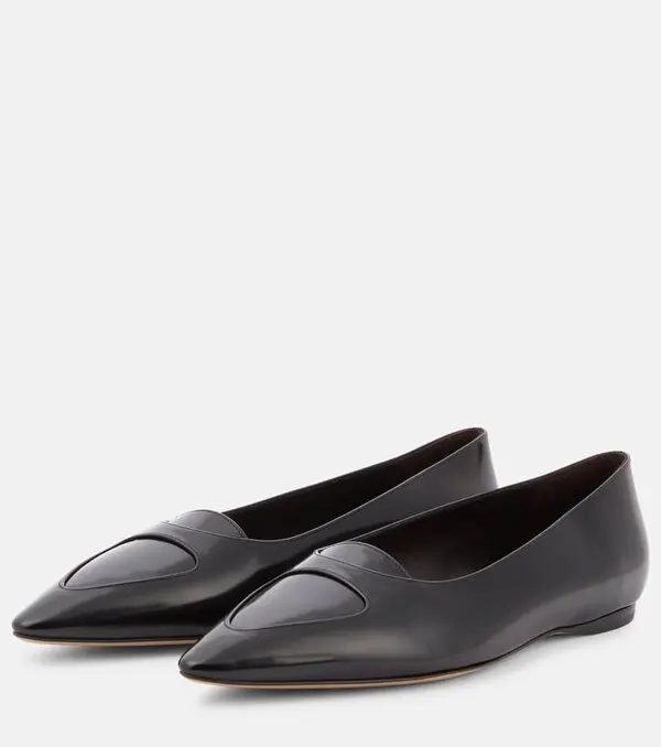 THE ROW Viv Leather Ballet Flats