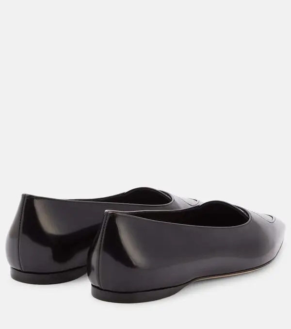 THE ROW Viv Leather Ballet Flats