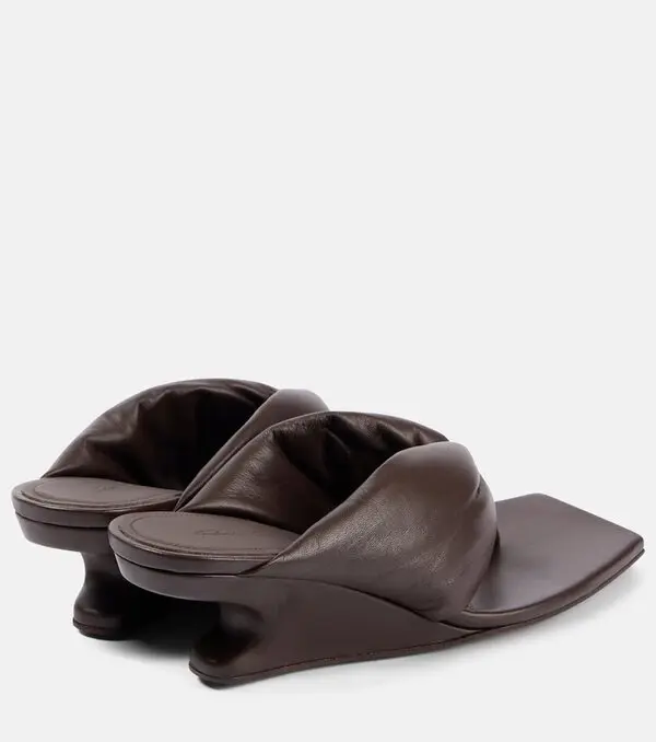 Rick Owens Cantilever 45 Leather Thong Sandals
