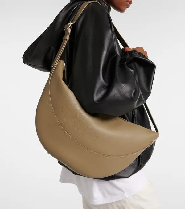 THE ROW Jouve Small Leather Shoulder Bag