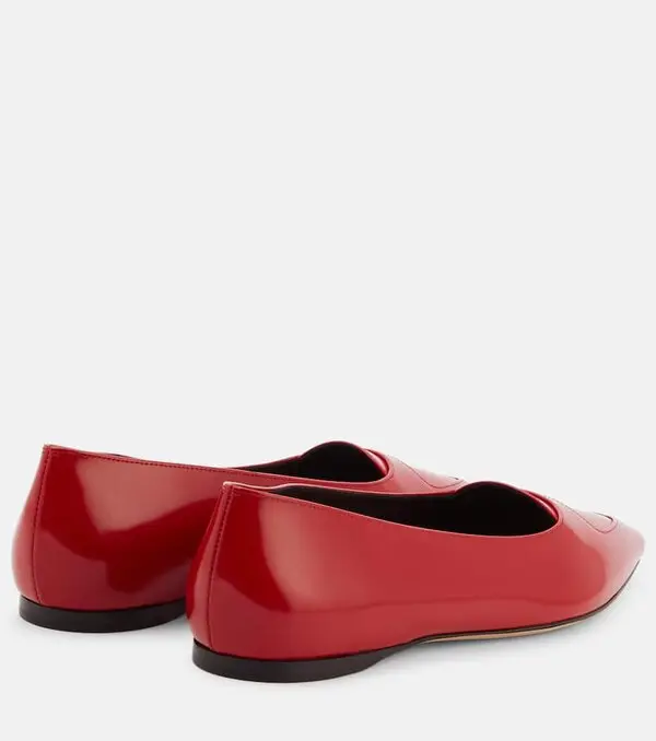 THE ROW Viv Leather Ballet Flats