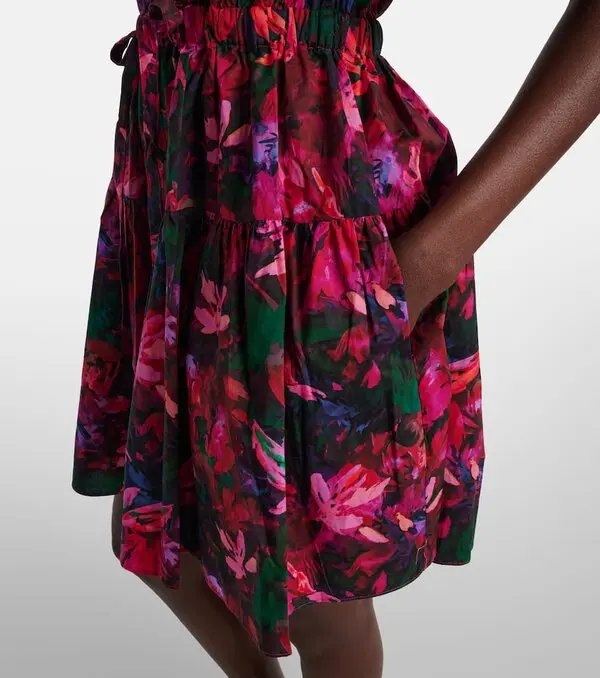 Ulla Johnson Nadira Floral Cotton Minidress