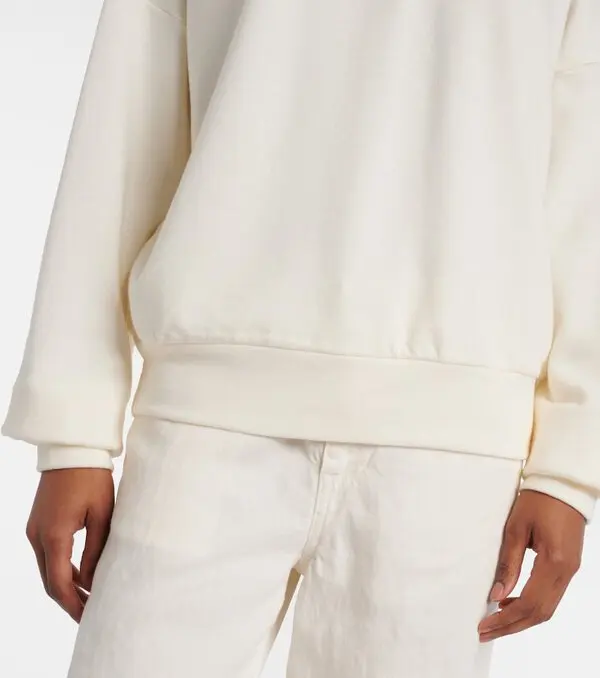 THE ROW Corzas Cotton And Cashmere Polo Sweater
