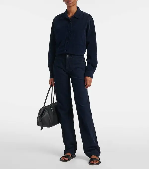 THE ROW Carlyl Cotton Corduroy Pants