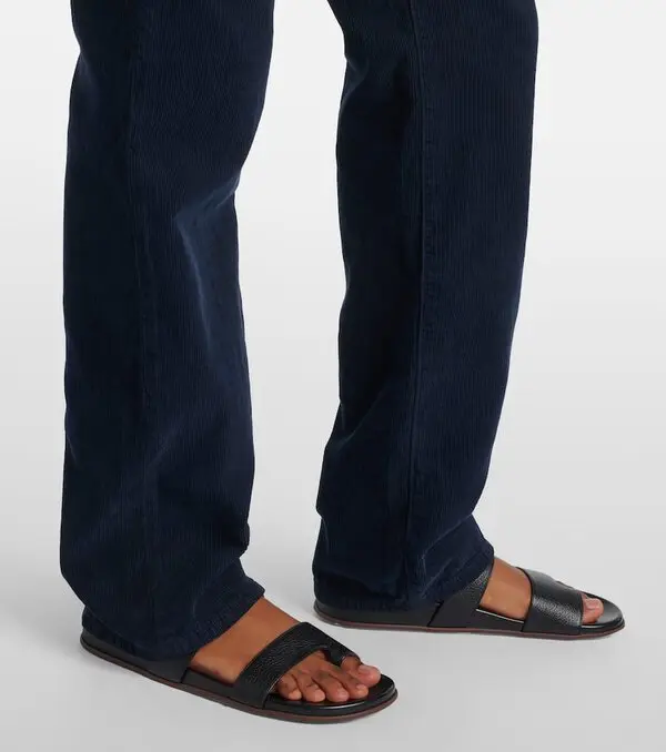 THE ROW Carlyl Cotton Corduroy Pants