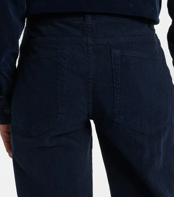 THE ROW Carlyl Cotton Corduroy Pants