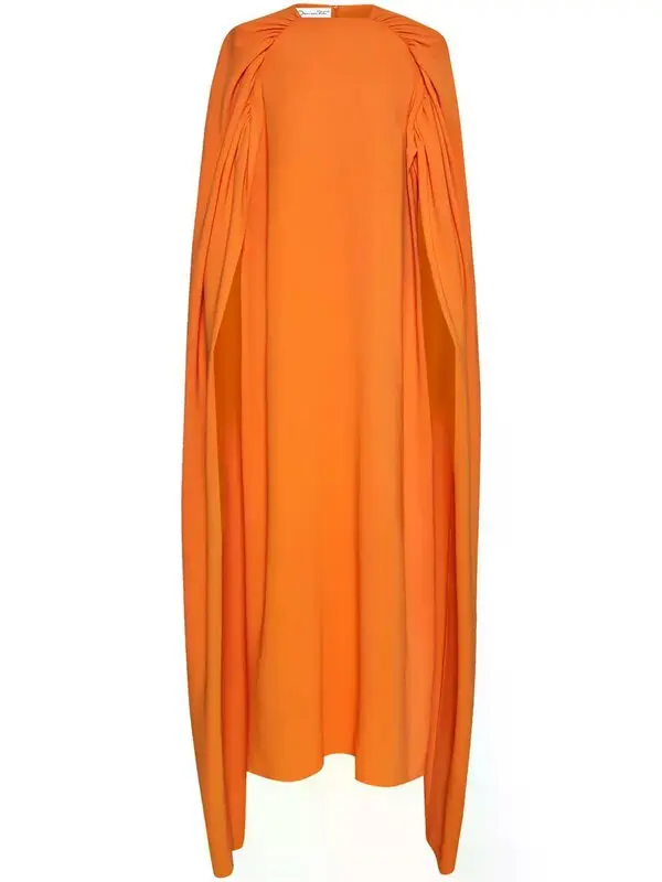 Oscar De La Renta Gathered Detail Kaftan