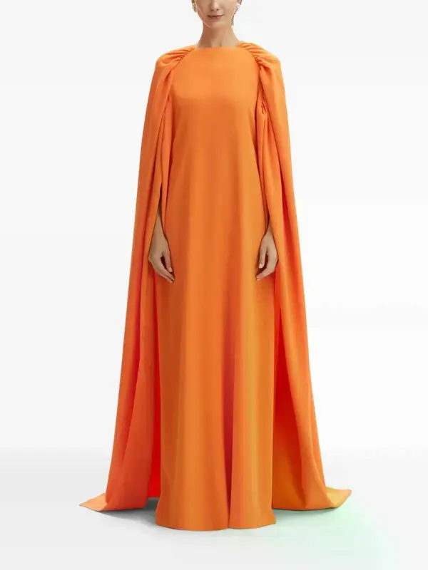 Oscar De La Renta Gathered Detail Kaftan