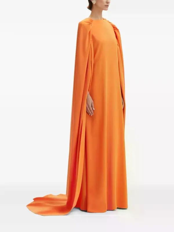 Oscar De La Renta Gathered Detail Kaftan