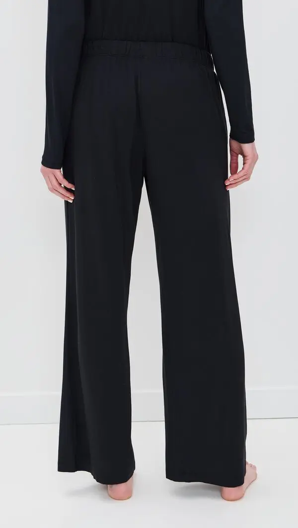 Eberjey Gisele Everyday Straight Leg Pants - Black