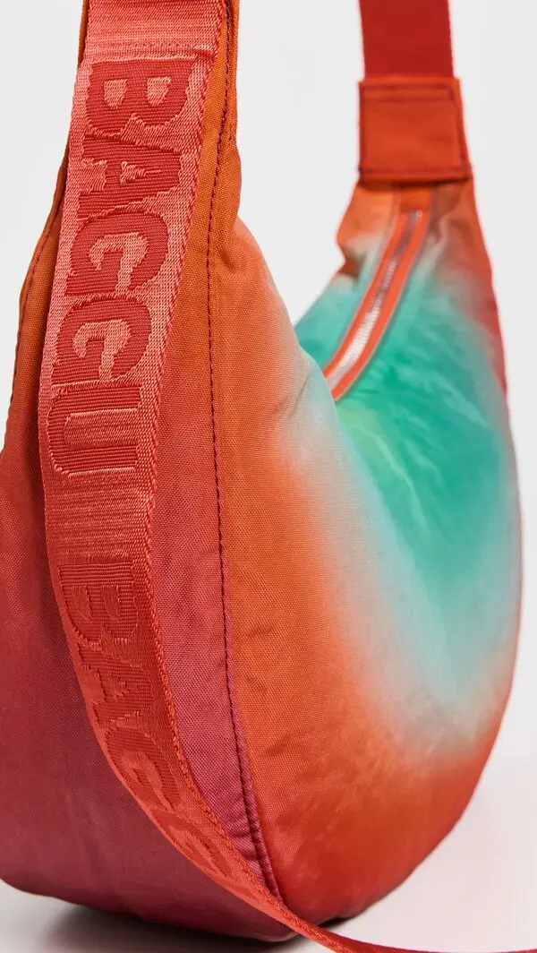 Baggu Medium Nylon Crescent Bag In Rain - 30% Off | Editorialist