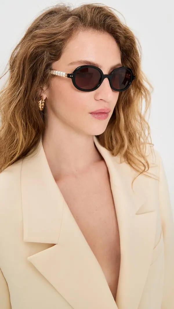 Lele Sadoughi Austin Pearl Sunglasses